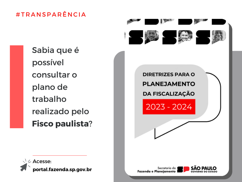 Fisco Paulista inova com publicação de Diretrizes para o Planejamento ... Fisco Paulista inova com publicação de Diretrizes para o Planejamento ...